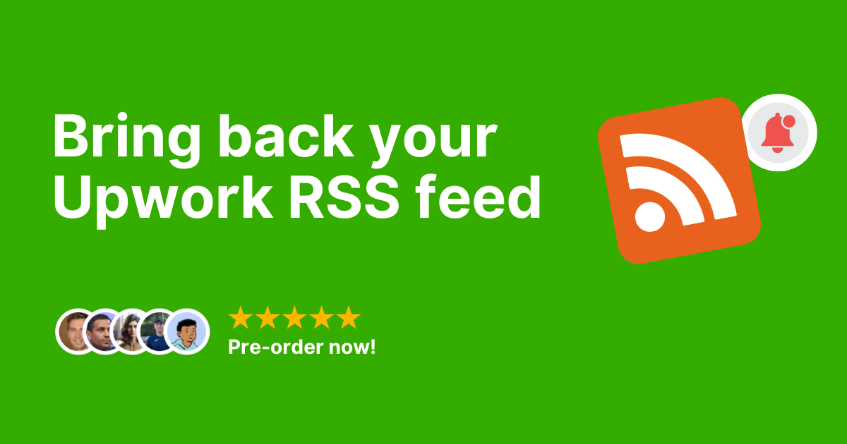 Boostlancer - Bring back your Upwork RSS feed